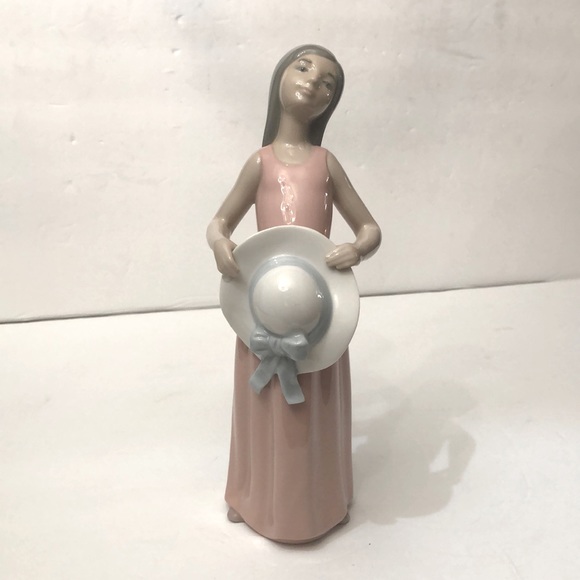 Lladro | Accents | Lladro Spain Porcelain Figurine 978 The Dreamer Girl ...
